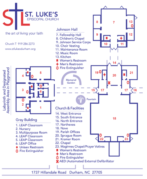 Map of Our Campus